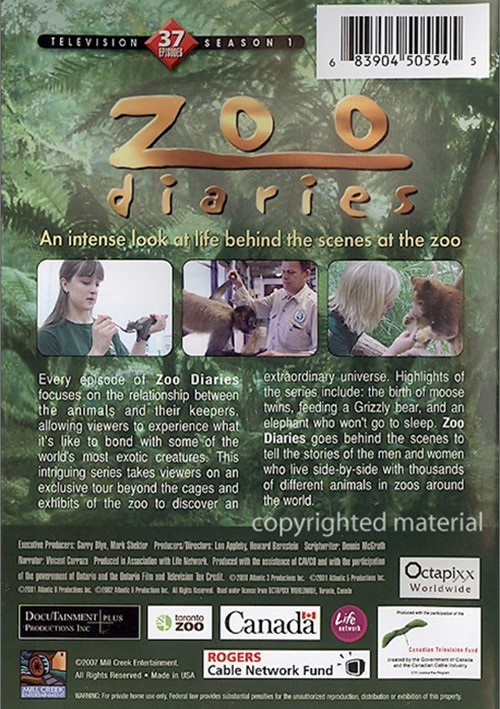 Zoo Diaries: Season 1 (DVD) | DVD Empire