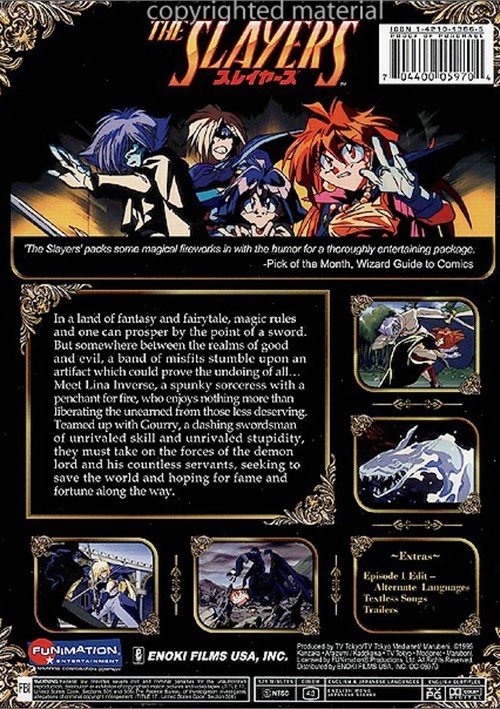 Slayers, The: The Complete First Season (DVD) | DVD Empire