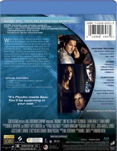 Vacancy (Blu-ray 2007) | DVD Empire