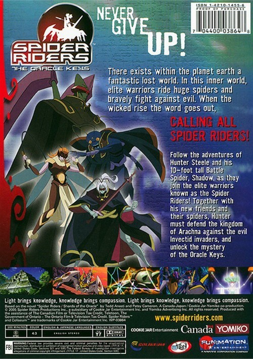 Spider Riders: The Oracle Keys (DVD 2005) | DVD Empire