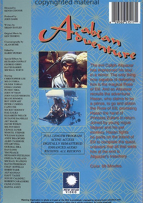 Arabian Adventure (DVD 1979) | DVD Empire