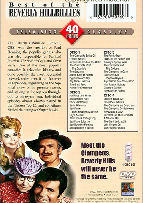 Best Of The Beverly Hillbillies (DVD) | DVD Empire