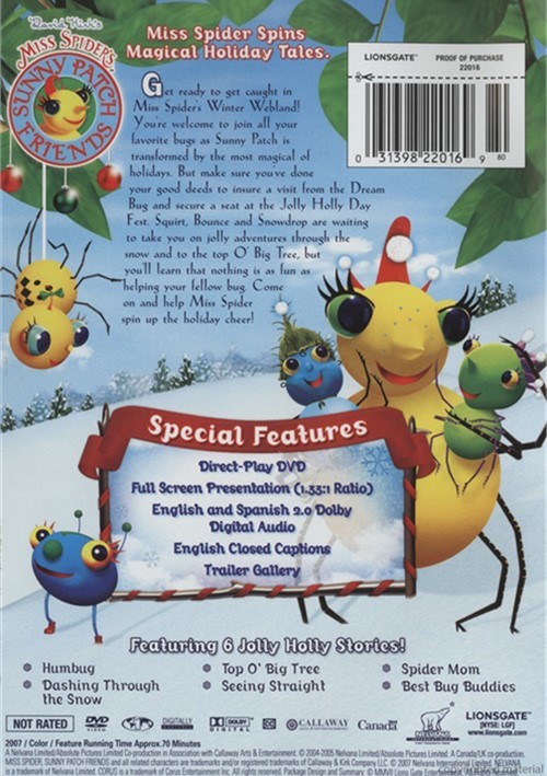 Miss Spider's Sunny Patch Friends: Hum Bug - 6 Holiday Stories (DVD ...