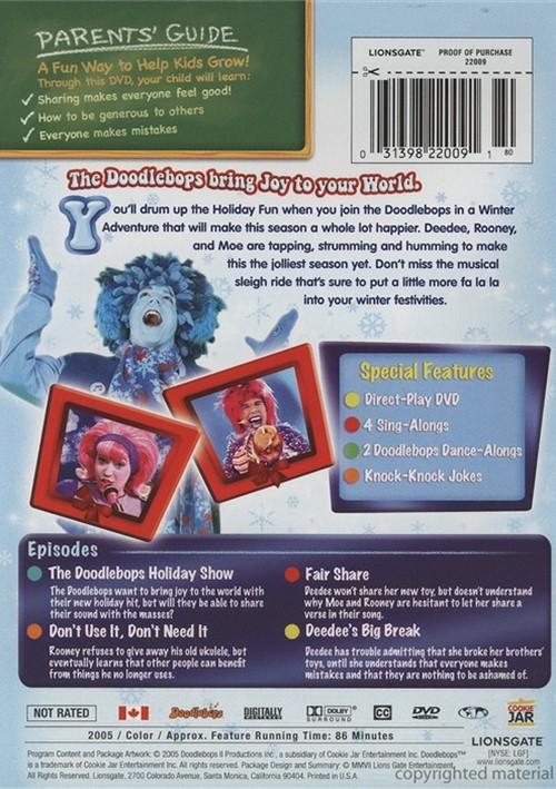 Doodlebops: Happy Doodle Holidays (DVD 2007) | DVD Empire
