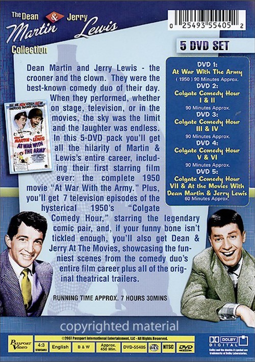 Dean Martin & Jerry Lewis Collection, The: Volume 1 (DVD 1950) | DVD Empire