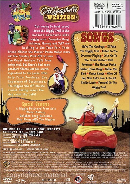 Wiggles, The: Cold Spaghetti Western (DVD 2004) | DVD Empire