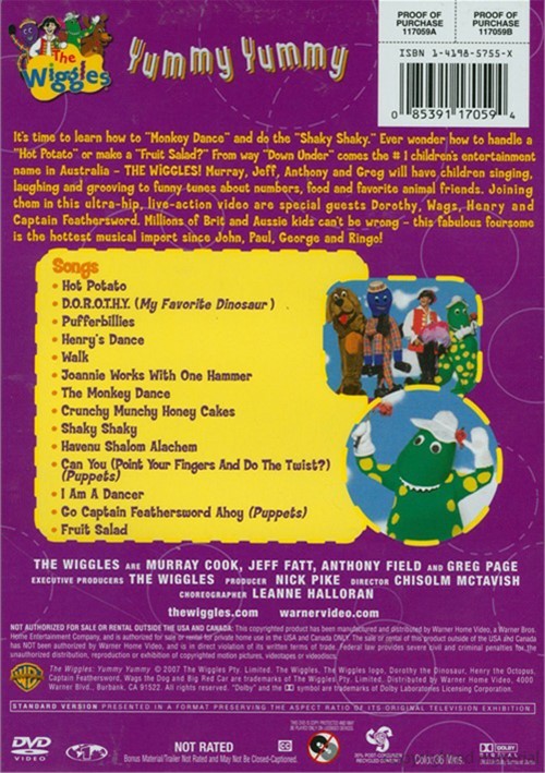 Wiggles, The: Yummy Yummy (DVD 2007) | DVD Empire