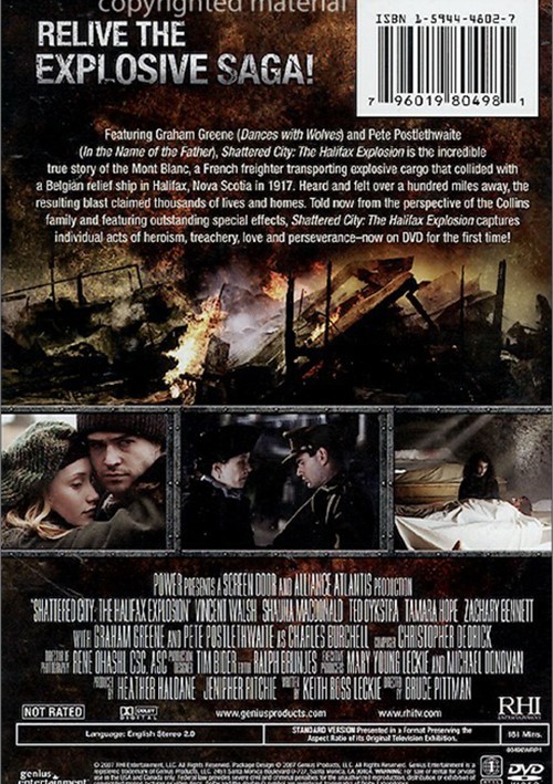Shattered City: The Halifax Explosion (DVD 2003) | DVD Empire