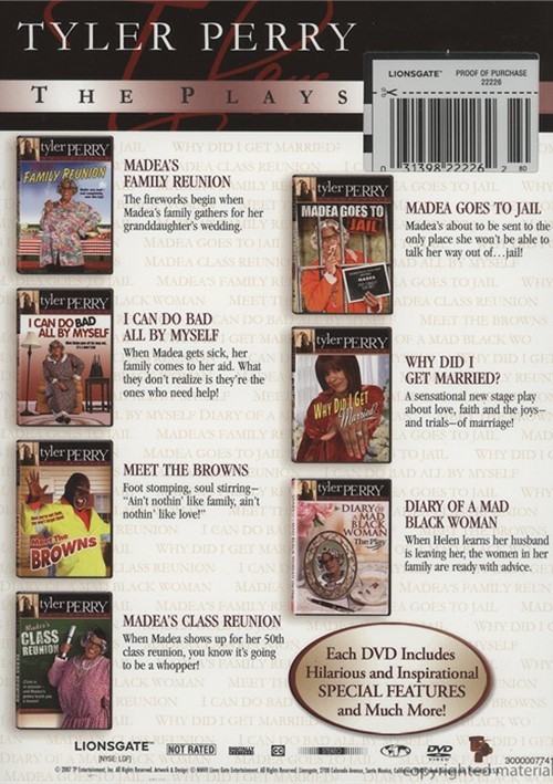 Tyler Perry: The Plays (DVD) | DVD Empire