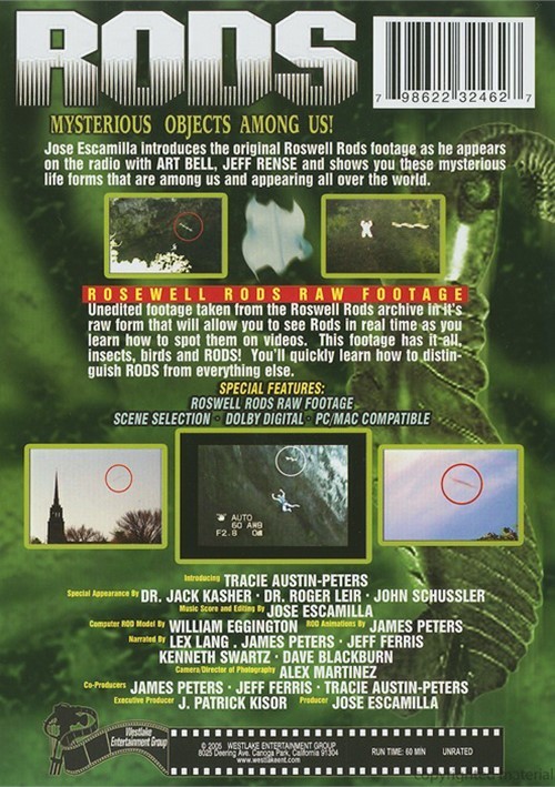 Rods: Mysterious Objects Among Us (DVD 2005) | DVD Empire