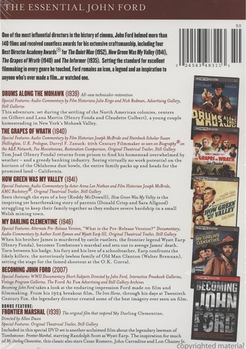 Ford At Fox Collection, The: The Essential John Ford (DVD) | DVD Empire