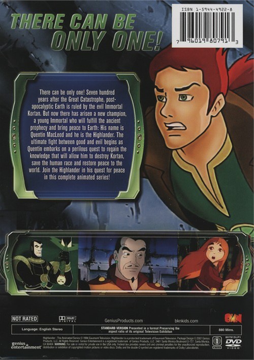 Highlander: The Complete Animated Series (DVD 1994) | DVD Empire