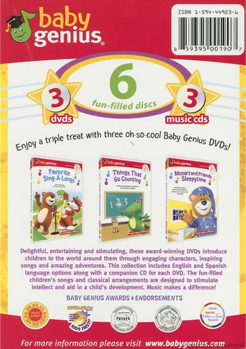 Baby Genius 3 Pack (DVD 2007) | DVD Empire