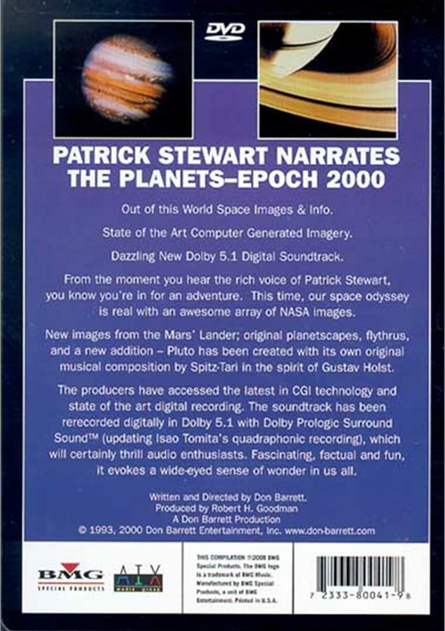 Planets, The: Epoch 2000: Patrick Stewart Narrates (DVD 2000) | DVD Empire
