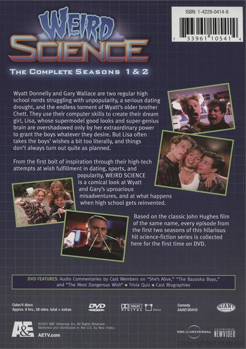 Weird Science: The Complete Seasons 1 & 2 (DVD 1994) | DVD Empire