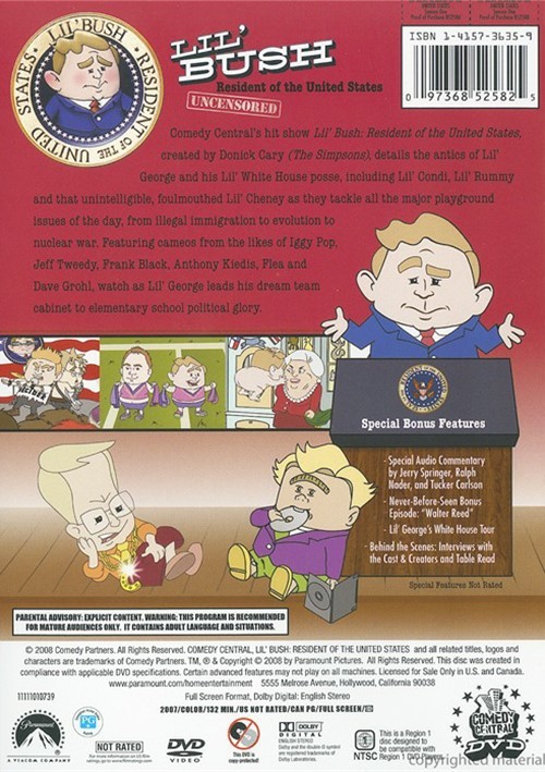 Lil' Bush: Resident Of The United States - Season One (DVD 2007) | DVD ...