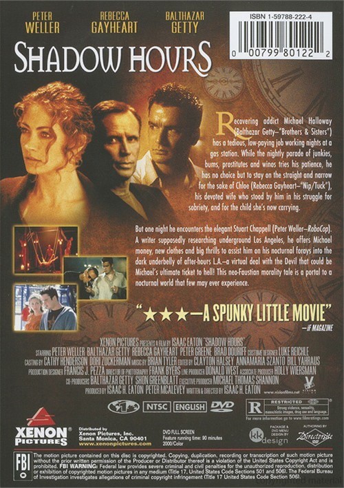 Shadow Hours (DVD 2000) | DVD Empire