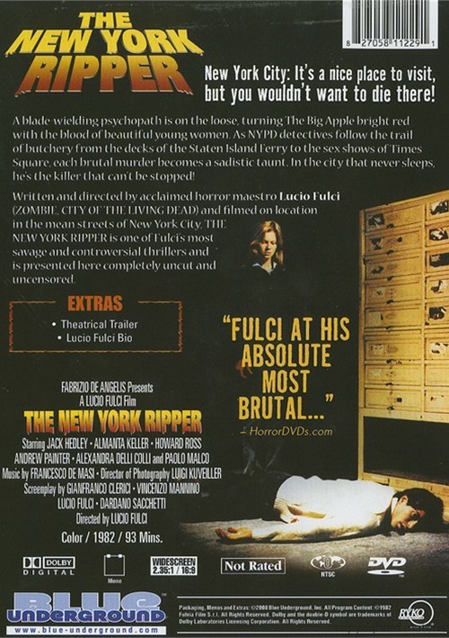 New York Ripper, The (DVD 1982) | DVD Empire