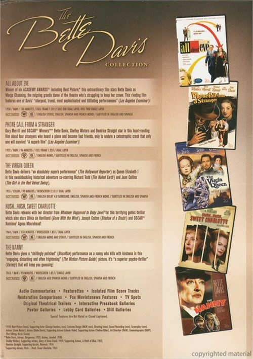 Bette Davis Collection, The (DVD 2008) | DVD Empire