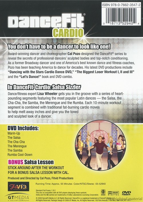 DanceFit: Cardio - Salsa Sizzler (DVD 2008) | DVD Empire