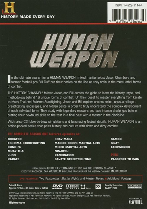 Human Weapon: The Complete Season One (DVD 2007) | DVD Empire