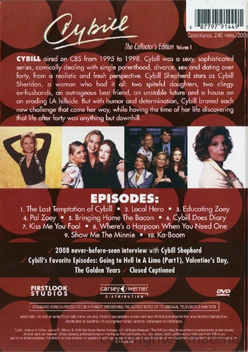 Cybill: The Collector's Edition - Volume 1 (DVD 1995) | DVD Empire
