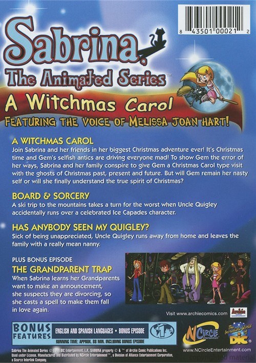 Sabrina, The Animated Series - A Witchmas Carol (DVD 1998) | DVD Empire