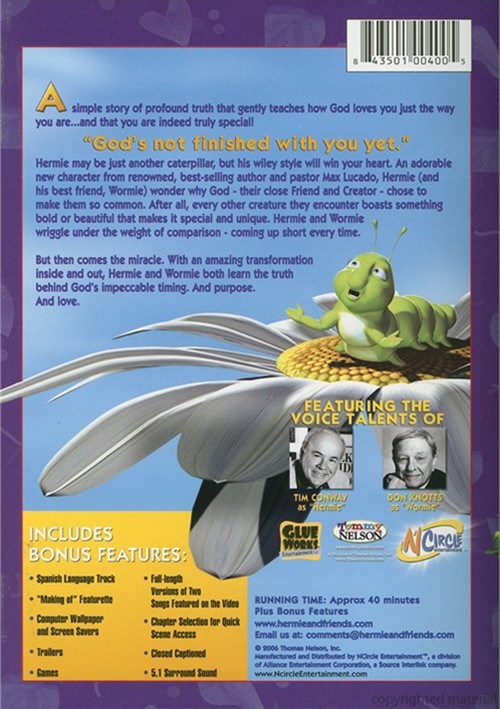 Hermie & Friends: Hermie A Common Caterpillar (DVD 2004) | DVD Empire
