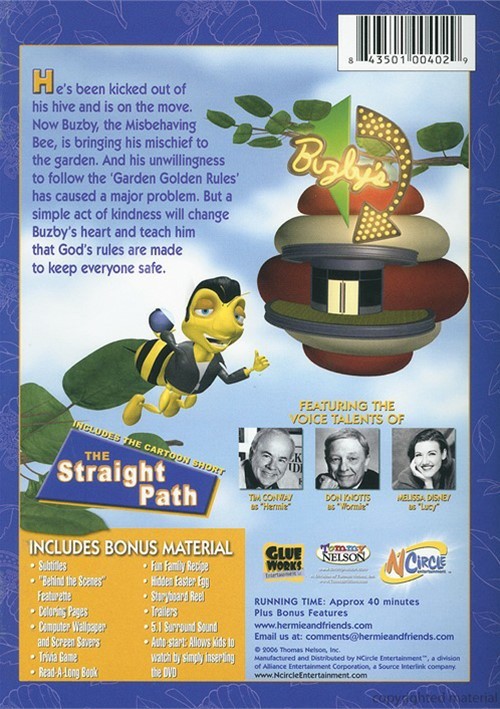 Hermie & Friends: Buzby The Misbehaving Bee (DVD 2005) | DVD Empire