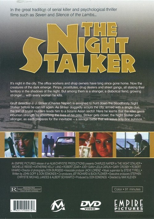 Night Stalker, The (DVD 1987) | DVD Empire