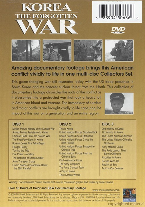 Korea: The Forgotten War (DVD 2008) | DVD Empire