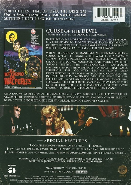 Curse Of The Devil (DVD 1973) | DVD Empire