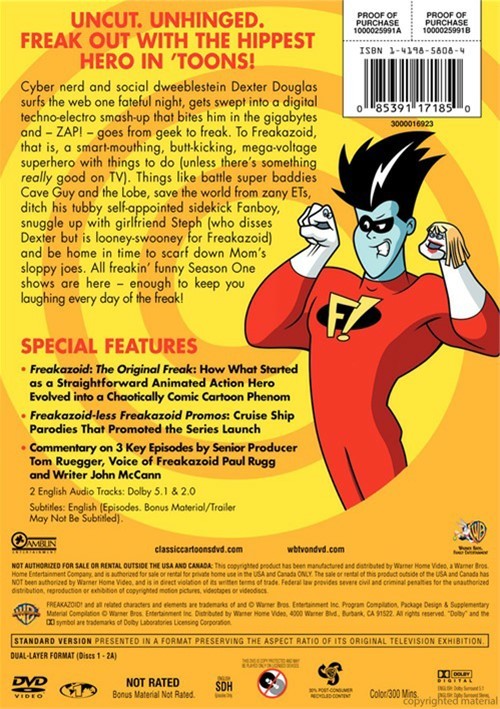 Freakazoid!: Season 1 (DVD 1995) | DVD Empire