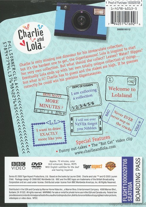 Charlie & Lola: Volume 8 (DVD 2005) | DVD Empire