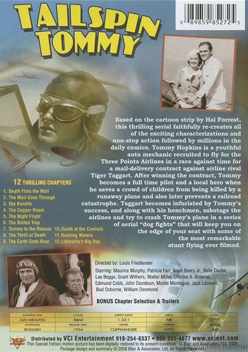 Tailspin Tommy (DVD 1934) | DVD Empire