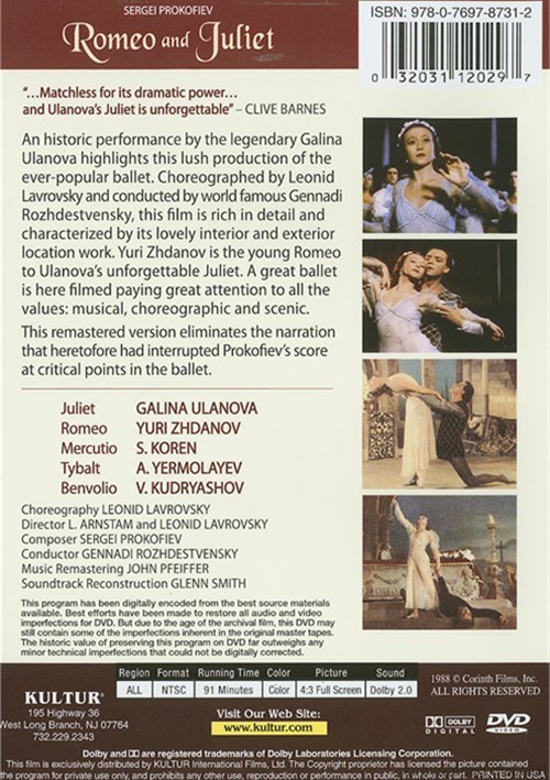 Romeo And Juliet (Ballet) (DVD) | DVD Empire