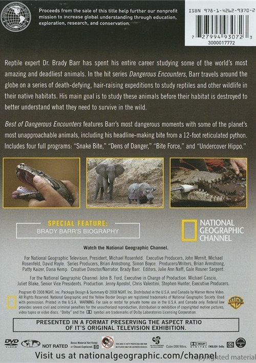 National Geographic: Best Of Dangerous Encounters With Brady Barr (DVD ...