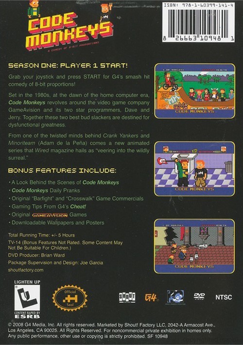 Code Monkeys: Season 1 (DVD 2007) | DVD Empire