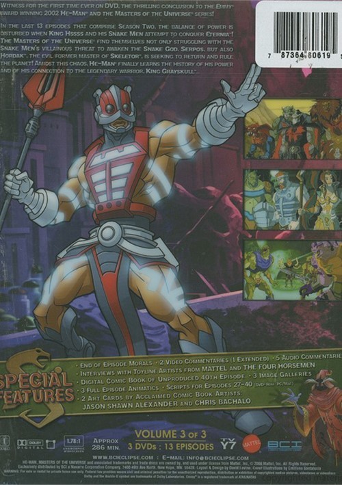 He-Man And The Masters Of The Universe: Volume 3 (DVD 2003) | DVD Empire