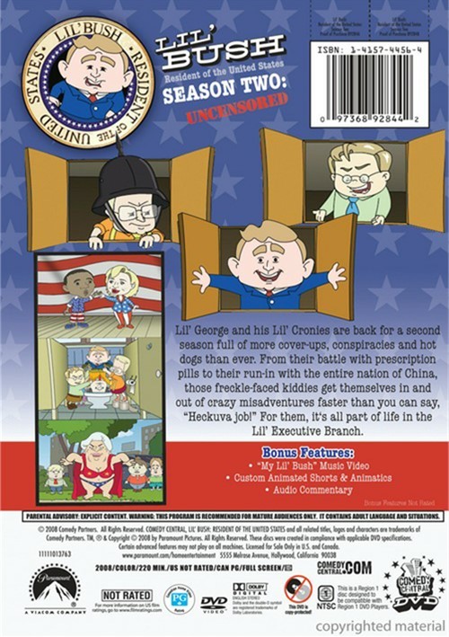 Lil' Bush: Resident Of The United States - Season Two (DVD 2008) | DVD ...