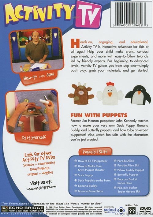 ActivityTV: Puppets - Volume 1 (DVD) | DVD Empire