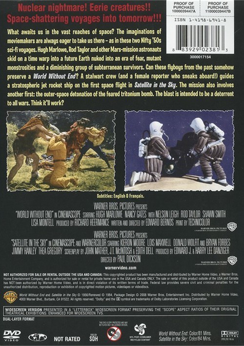 World Without End / Satellite In The Sky (Double Feature) (DVD) | DVD ...