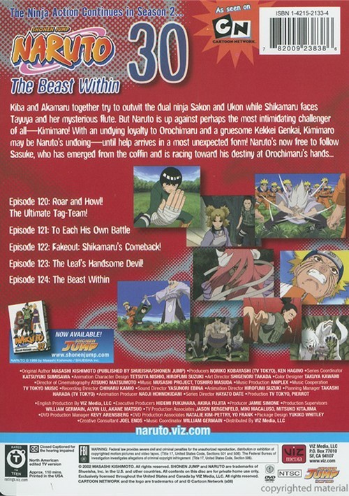Naruto: Volume 30 (DVD) | DVD Empire