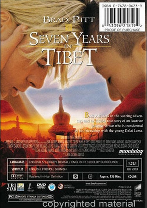 Seven Years In Tibet (DVD 1997) | DVD Empire