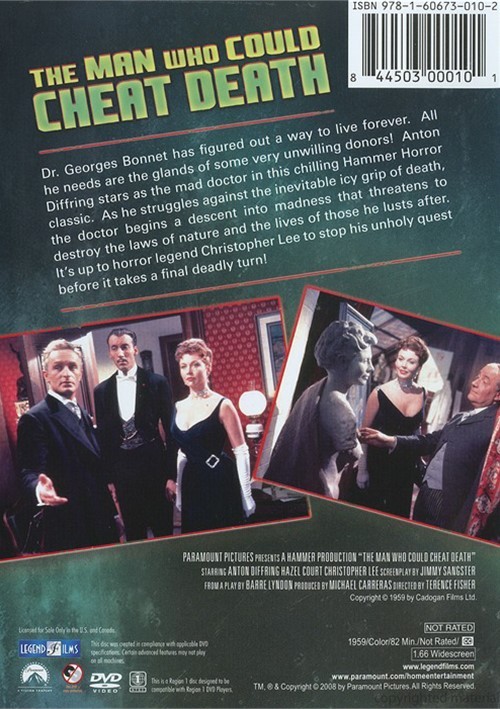 Man Who Could Cheat Death, The (DVD 1959) | DVD Empire