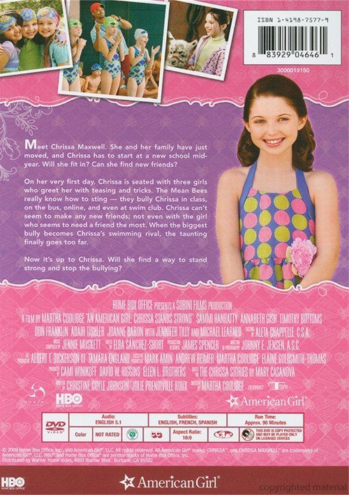 American Girl, An: Chrissa Stands Strong (DVD) | DVD Empire