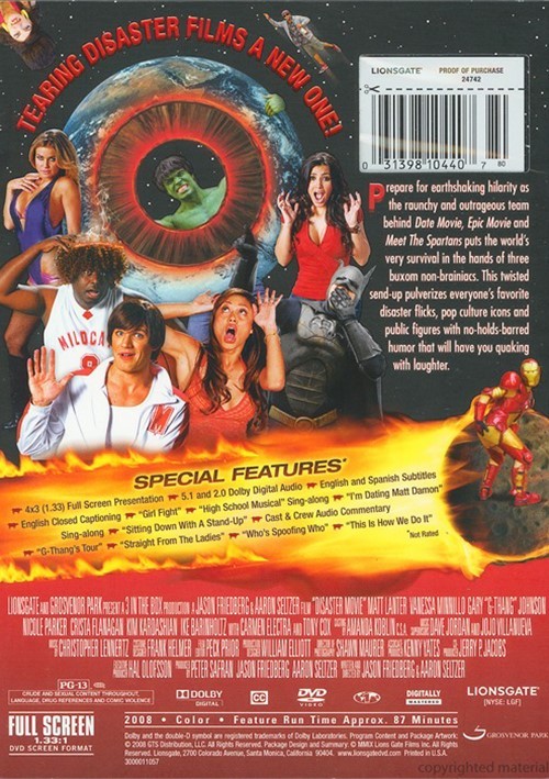 Disaster Movie (DVD 2008) | DVD Empire