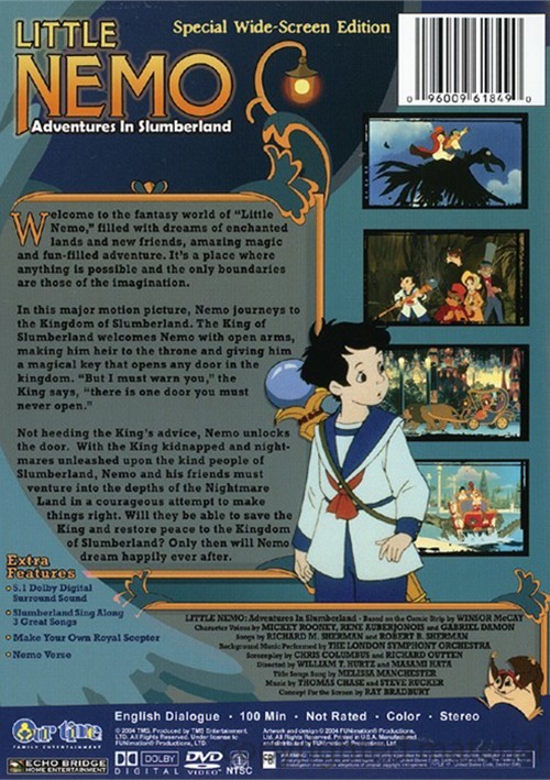Little Nemo: Adventures In Slumberland (DVD 2004) | DVD Empire