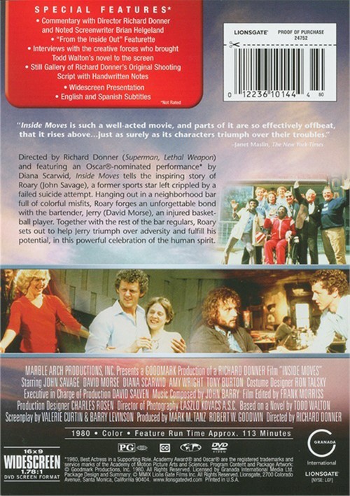 Inside Moves (DVD 1980) | DVD Empire