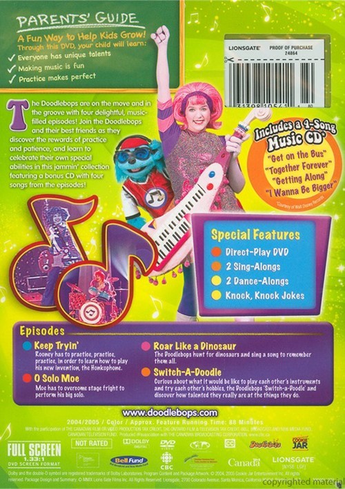 Jammin' With The Doodlebops (DVD) | DVD Empire